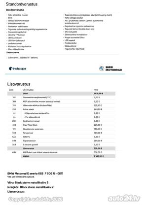 Черный БМВ F 900R 2025 в Хаапсалу, объемом двигателя 0.90 л и пробегом 2 тыс. км за 8250 €, фото 6 на AUTOMOTO.COM.LV