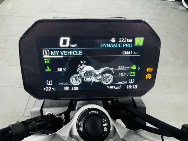 Blue BMW F 900R 2023 in Vilnius, with an engine capacity of 0.90 L and mileage of 14 thousand km for 7200 €, photo 7 on AUTOMOTO.COM.LV