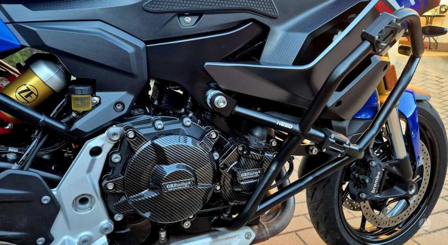 Blue BMW F 900XR 2024 in Alytus, with an engine capacity of 0.90 L and mileage of 6 thousand km for 9400 €, photo 10 on AUTOMOTO.COM.LV
