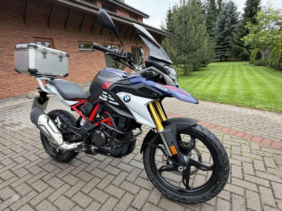 BMW G 310GS 2022 Viļņa, ar dzinēja tilpumu 0.31 L un nobraukumu 2 tūkst. km par 4750 €, foto 1 vietnē AUTOMOTO.COM.LV