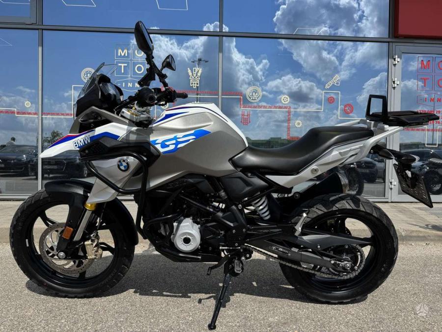 Balts BMW G 310GS 2017 Viļņa, ar dzinēja tilpumu 0.31 L un nobraukumu 7 tūkst. km par 3999 €, foto 6 vietnē AUTOMOTO.COM.LV