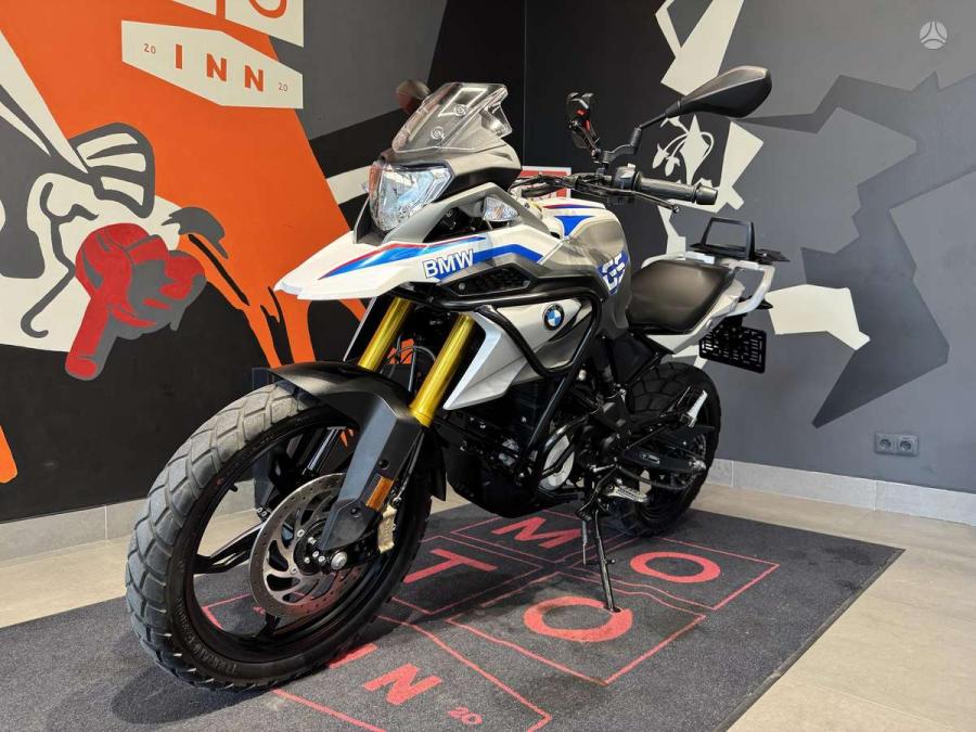 Balts BMW G 310GS 2017 Viļņa, ar dzinēja tilpumu 0.31 L un nobraukumu 7 tūkst. km par 3999 €, foto 15 vietnē AUTOMOTO.COM.LV