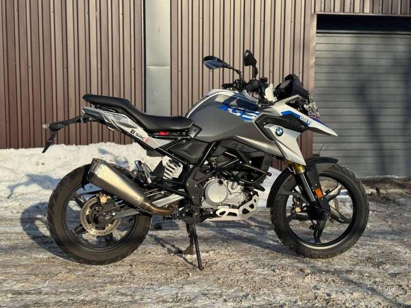 White BMW G 310GS 2019 in Vilnius, with an engine capacity of 0.31 L and mileage of 18 thousand km for 2490 €, photo 5 on AUTOMOTO.COM.LV