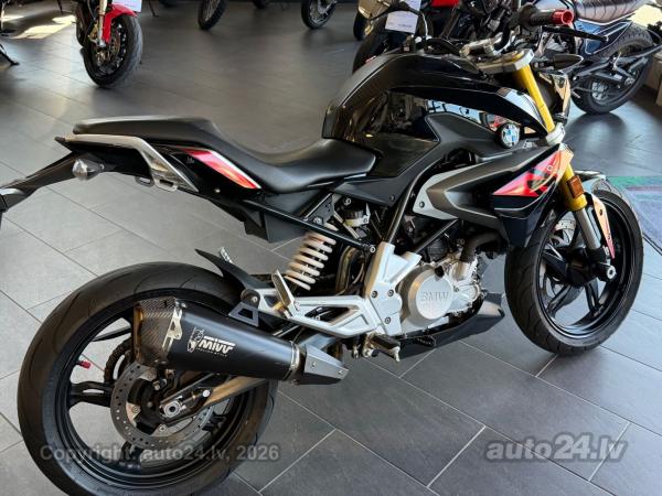 Black BMW G 310R 2020 in Tallinn, with an engine capacity of 0.31 L and mileage of 34 thousand km for 2990 €, photo 4 on AUTOMOTO.COM.LV