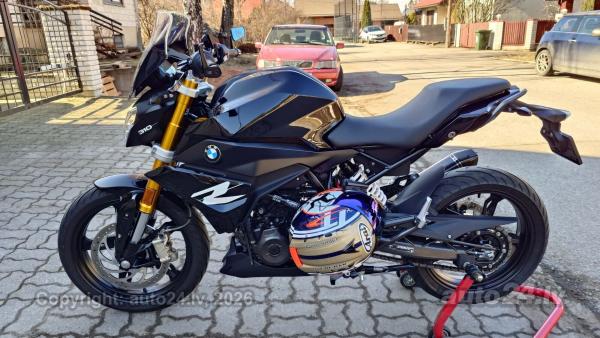 Black BMW G 310R 2023 in Tallinn, with an engine capacity of 0.31 L and mileage of 4 thousand km for 5800 €, photo 5 on AUTOMOTO.COM.LV