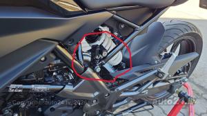 Black BMW G 310R 2023 in Tallinn, with an engine capacity of 0.31 L and mileage of 4 thousand km for 5800 €, photo 8 on AUTOMOTO.COM.LV