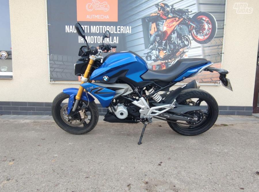 Zils BMW G 310R 2017 Panevēža, ar dzinēja tilpumu 0.31 L un nobraukumu 0 tūkst. km par 2650 €, foto 3 vietnē AUTOMOTO.COM.LV