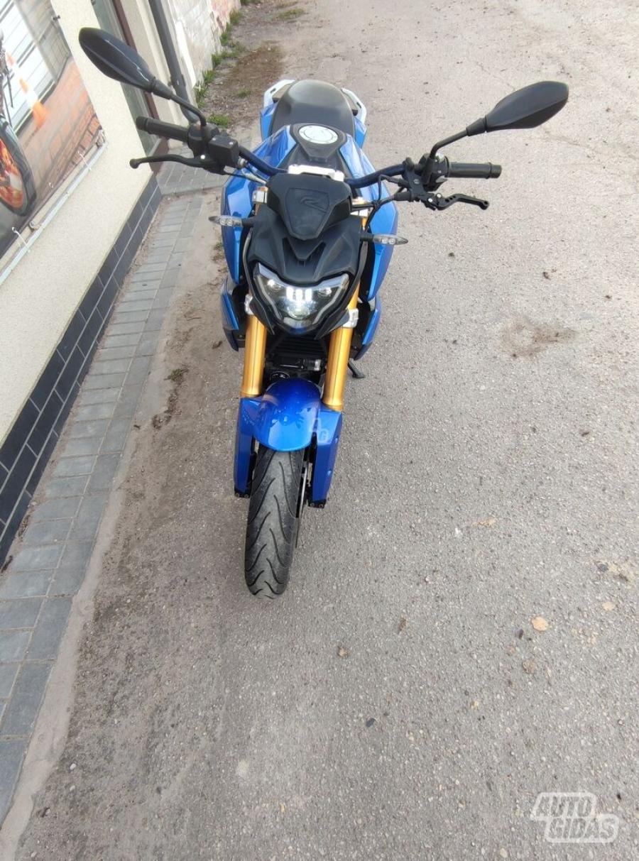 Zils BMW G 310R 2017 Panevēža, ar dzinēja tilpumu 0.31 L un nobraukumu 0 tūkst. km par 2650 €, foto 8 vietnē AUTOMOTO.COM.LV