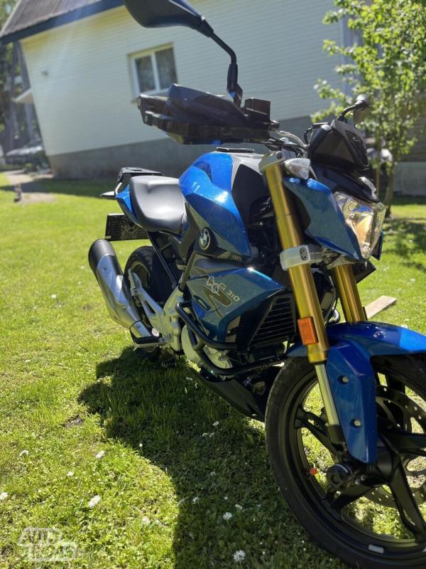 Zils BMW G 310R 2018 Viļņa, ar dzinēja tilpumu 0.31 L un nobraukumu 11 tūkst. km par 3100 €, foto 3 vietnē AUTOMOTO.COM.LV