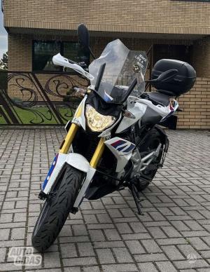 Balts BMW G 310R 2017 Kauņa, ar dzinēja tilpumu 0.31 L un nobraukumu 27 tūkst. km par 3650 €, foto  vietnē AUTOMOTO.COM.LV