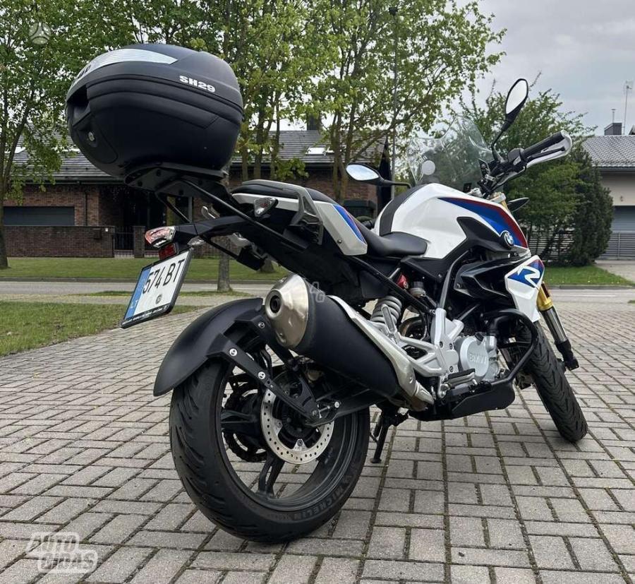 Balts BMW G 310R 2017 Kauņa, ar dzinēja tilpumu 0.31 L un nobraukumu 27 tūkst. km par 3650 €, foto 7 vietnē AUTOMOTO.COM.LV