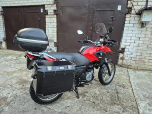 Red BMW G 650GS 2011 in Alytus, with an engine capacity of 0.65 L and mileage of 23 thousand km for 3650 €, photo 5 on AUTOMOTO.COM.LV