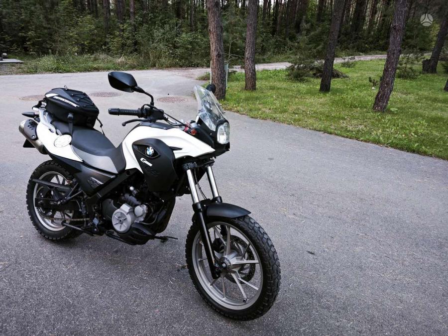 White BMW G 650GS 2014 in Vilnius, with an engine capacity of 0.65 L and mileage of 40 thousand km for 2900 €, photo 12 on AUTOMOTO.COM.LV