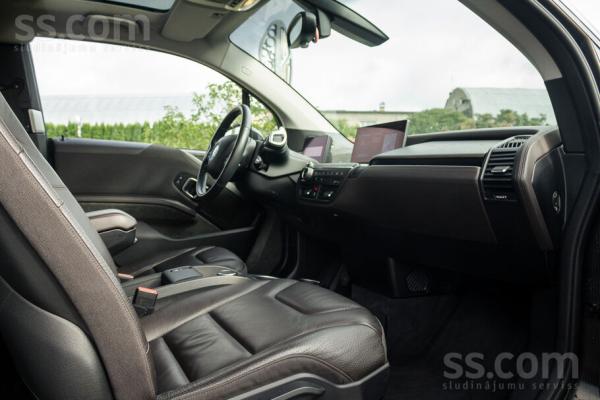 Melns BMW I3 2017 Jelgava, ar dzinēja tilpumu 0.00 L un nobraukumu 92 tūkst. km par 14100 €, foto 7 vietnē AUTOMOTO.COM.LV