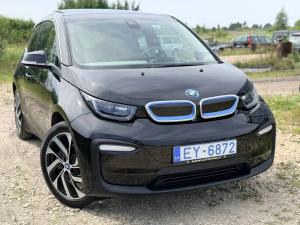 Black BMW I3 2018 in Riga, with an engine capacity of 0.00 L and mileage of 98 thousand km for 13995 €, photo  on AUTOMOTO.COM.LV