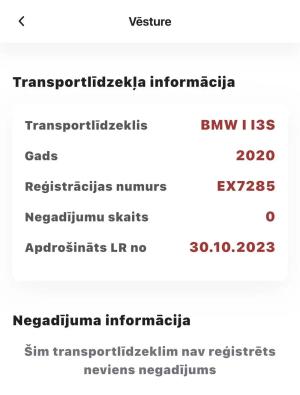 Melns BMW I3 2020 Rīga, ar dzinēja tilpumu 0.00 L un nobraukumu 40 tūkst. km par 18400 €, foto 32 vietnē AUTOMOTO.COM.LV
