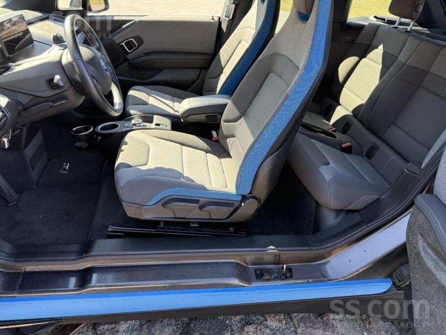 Melns BMW I3 2022 Rīga, ar dzinēja tilpumu 0.00 L un nobraukumu 21 tūkst. km par 19800 €, foto 22 vietnē AUTOMOTO.COM.LV