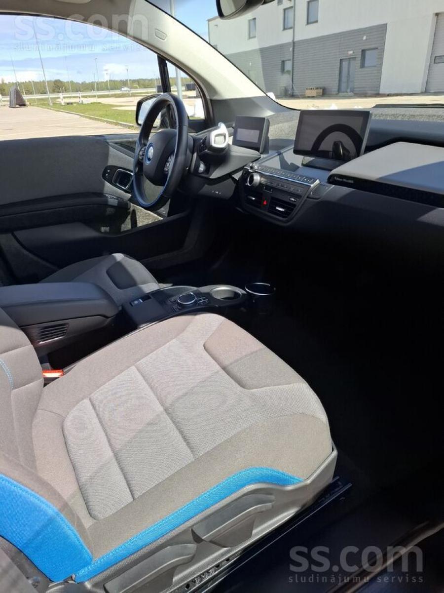 Melns BMW I3 2021 Rīga, ar dzinēja tilpumu 0.00 L un nobraukumu 22 tūkst. km par 19500 €, foto 12 vietnē AUTOMOTO.COM.LV
