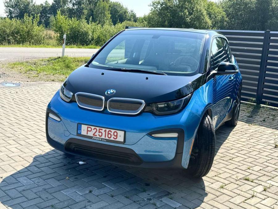 Blue BMW I3 2018 in Kaunas, with an engine capacity of 0.00 L and mileage of 61 thousand km for 13400 €, photo 4 on AUTOMOTO.COM.LV