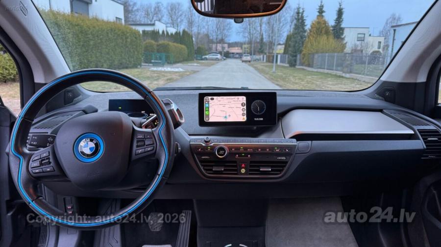 Blue BMW I3 2019 in Tallinn, with an engine capacity of 0.00 L and mileage of 51 thousand km for 15400 €, photo 19 on AUTOMOTO.COM.LV