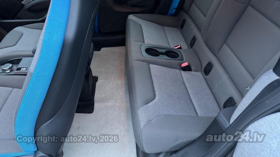 Blue BMW I3 2019 in Tallinn, with an engine capacity of 0.00 L and mileage of 51 thousand km for 15400 €, photo 20 on AUTOMOTO.COM.LV