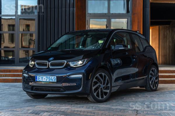 Blue BMW I3 2019 in Riga, with an engine capacity of 0.00 L and mileage of 57 thousand km for 20900 €, photo 1 on AUTOMOTO.COM.LV