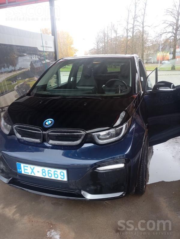 Blue BMW I3 2020 in Jelgava, with an engine capacity of 0.00 L and mileage of 37 thousand km for 21500 €, photo 3 on AUTOMOTO.COM.LV