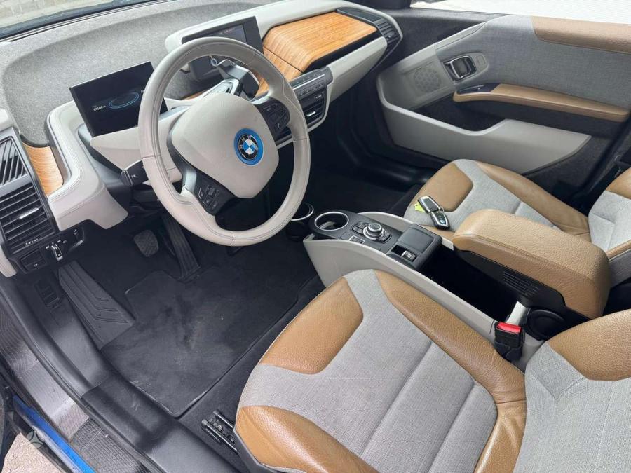 Brown BMW I3 2015 in Klaipeda, with an engine capacity of 0.00 L and mileage of 87 thousand km for 7600 €, photo 9 on AUTOMOTO.COM.LV