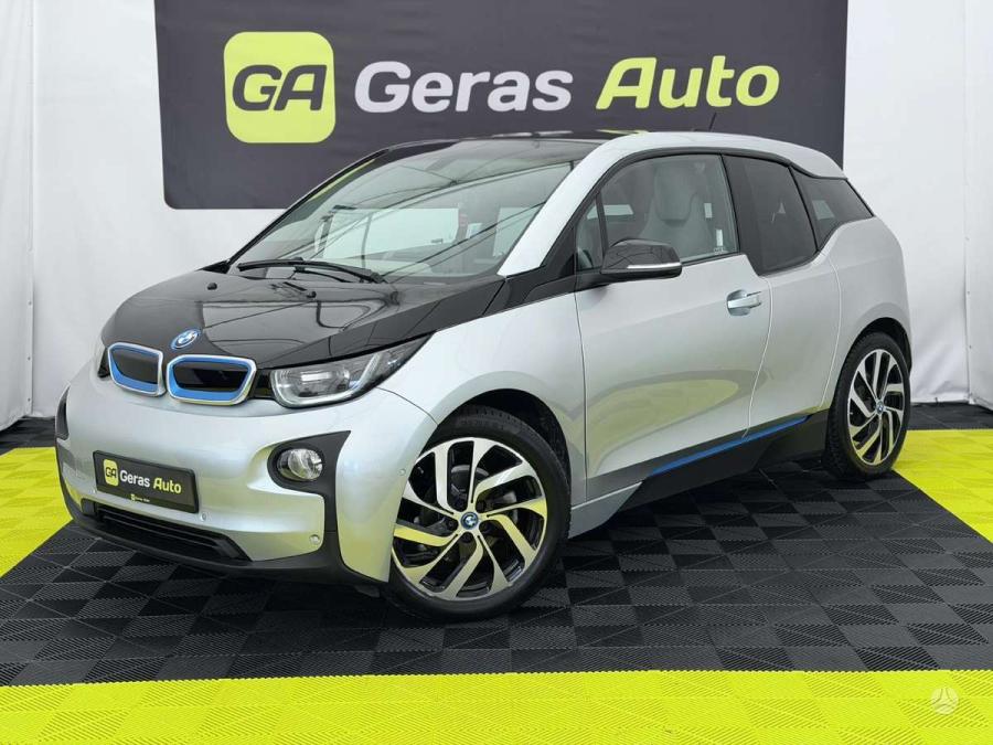 Grey BMW I3 2015 in Vilnius, with an engine capacity of 0.00 L and mileage of 50 thousand km for 10350 €, photo 1 on AUTOMOTO.COM.LV