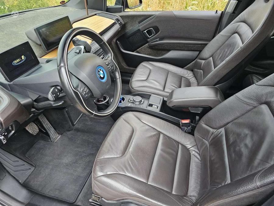Grey BMW I3 2015 in Vilnius, with an engine capacity of 0.00 L and mileage of 89 thousand km for 8900 €, photo 20 on AUTOMOTO.COM.LV