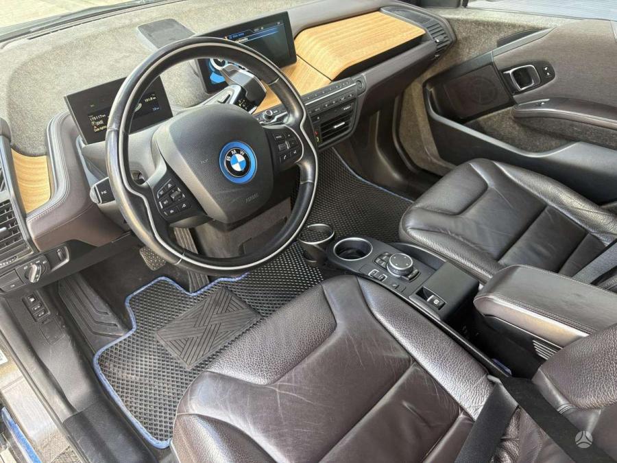 Grey BMW I3 2015 in Vilnius, with an engine capacity of 0.65 L and mileage of 175 thousand km for 7990 €, photo 15 on AUTOMOTO.COM.LV