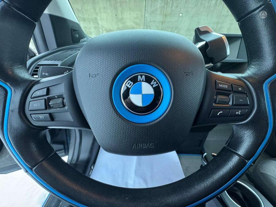 Grey BMW I3 2017 in Klaipeda, with an engine capacity of 0.00 L and mileage of 129 thousand km for 8700 €, photo 13 on AUTOMOTO.COM.LV