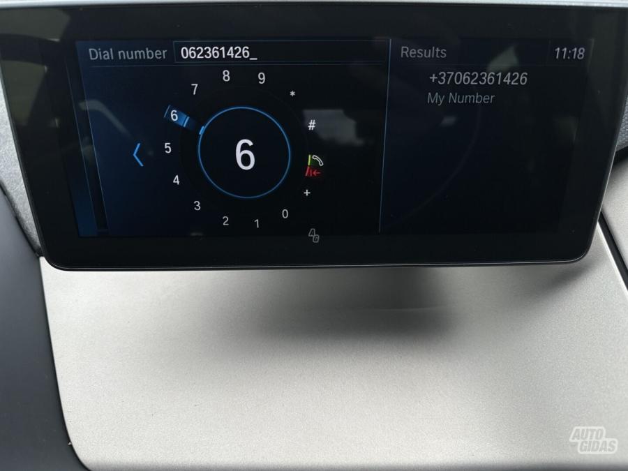 Grey BMW I3 2019 in Avizieniai, with an engine capacity of 0.00 L and mileage of 24 thousand km for 17200 €, photo 13 on AUTOMOTO.COM.LV