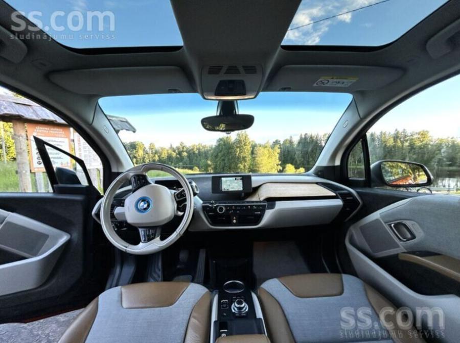 Orange BMW I3 2014 in Riga, with an engine capacity of 0.00 L and mileage of 180 thousand km for 8400 €, photo 7 on AUTOMOTO.COM.LV