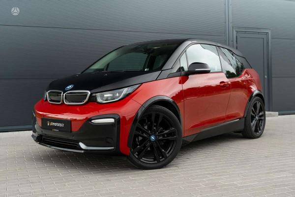 Sarkans BMW I3 2019 Viļņa, ar dzinēja tilpumu 0.00 L un nobraukumu 116 tūkst. km par 13950 €, foto  vietnē AUTOMOTO.COM.LV