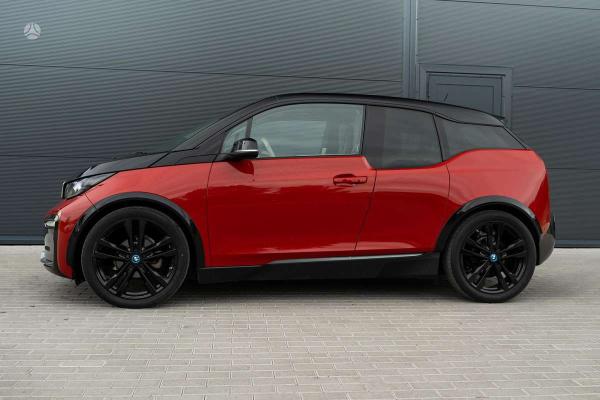 Red BMW I3 2019 in Vilnius, with an engine capacity of 0.00 L and mileage of 116 thousand km for 13950 €, photo 7 on AUTOMOTO.COM.LV