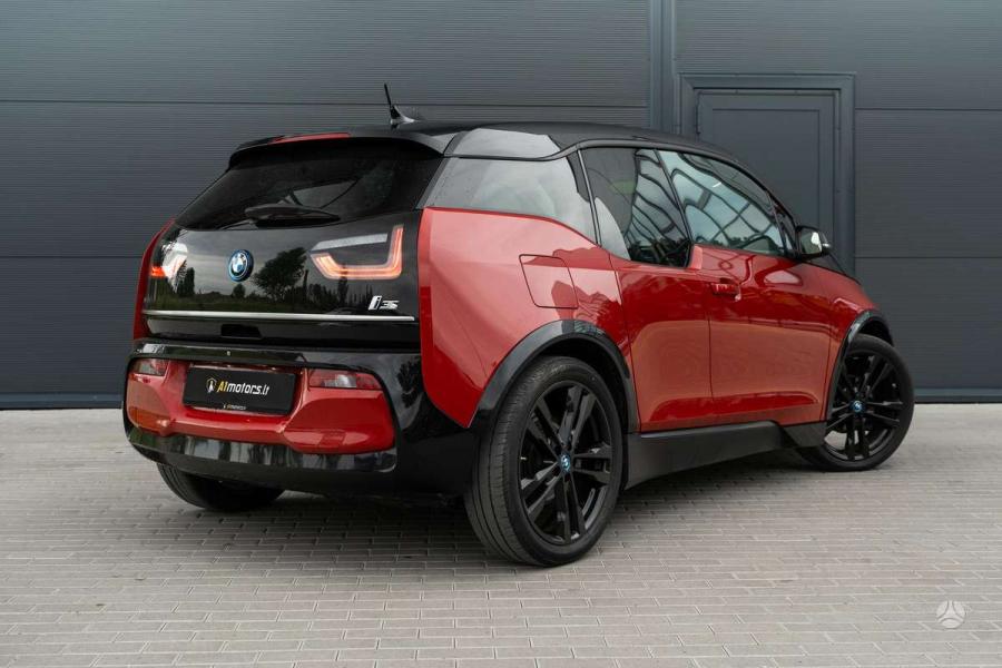 Red BMW I3 2019 in Vilnius, with an engine capacity of 0.00 L and mileage of 116 thousand km for 13950 €, photo 10 on AUTOMOTO.COM.LV