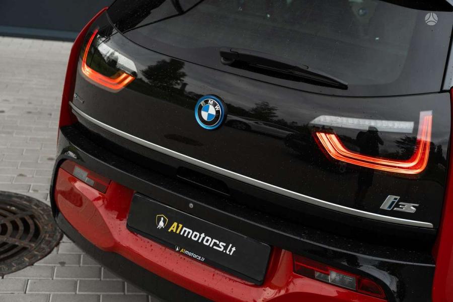 Red BMW I3 2019 in Vilnius, with an engine capacity of 0.00 L and mileage of 116 thousand km for 13950 €, photo 13 on AUTOMOTO.COM.LV