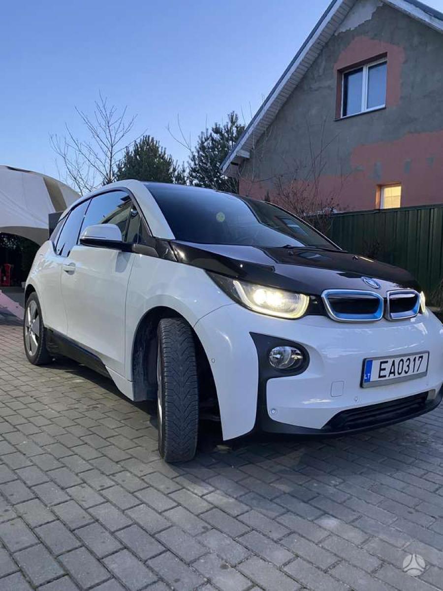 White BMW I3 2014 in Vilnius, with an engine capacity of 0.00 L and mileage of 147 thousand km for 7900 €, photo 1 on AUTOMOTO.COM.LV