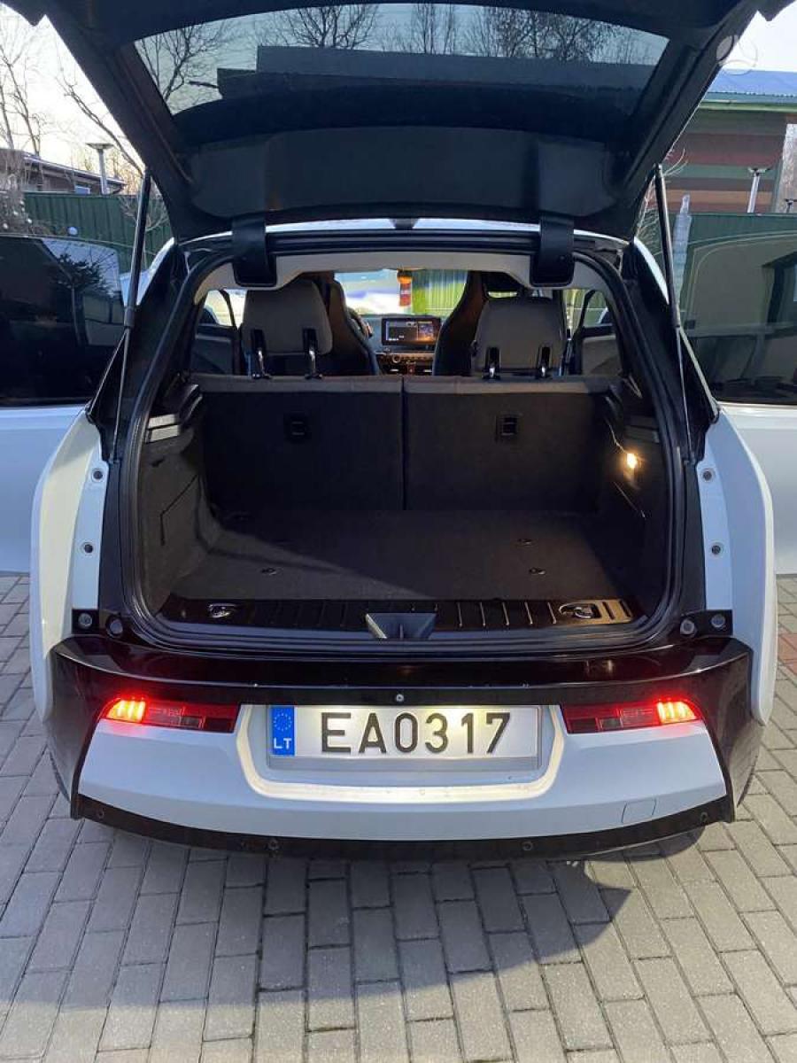 White BMW I3 2014 in Vilnius, with an engine capacity of 0.00 L and mileage of 147 thousand km for 7900 €, photo 10 on AUTOMOTO.COM.LV