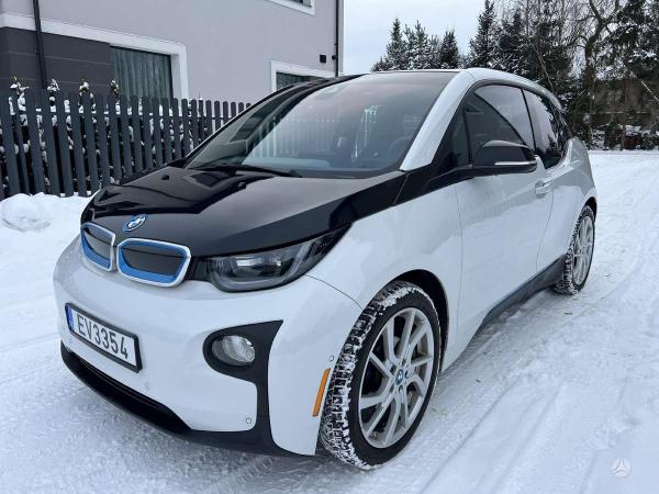 White BMW I3 2016 in Vilnius, with an engine capacity of 0.00 L and mileage of 122 thousand km for 7600 €, photo 4 on AUTOMOTO.COM.LV