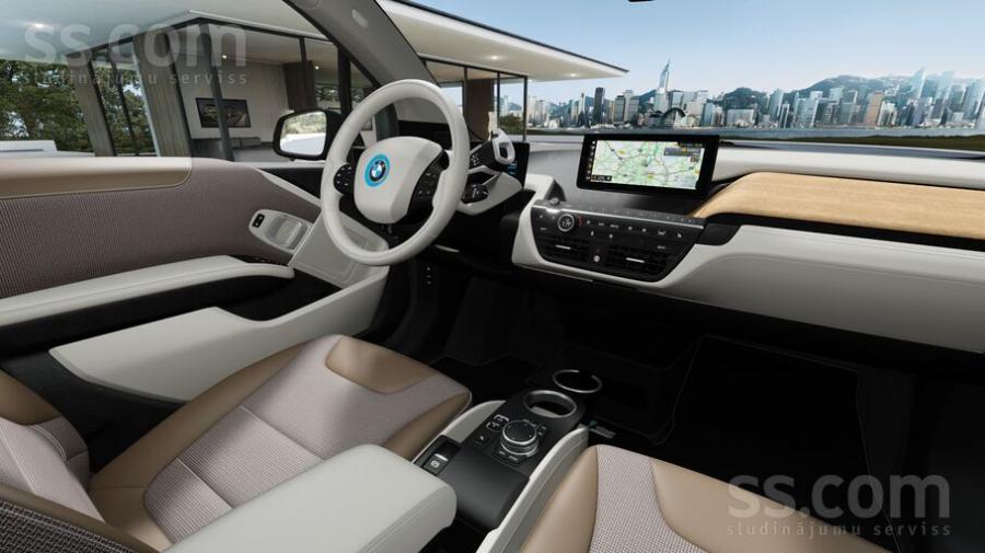 White BMW I3 2018 in Riga, with an engine capacity of 0.00 L and mileage of 85 thousand km for 16500 €, photo 6 on AUTOMOTO.COM.LV