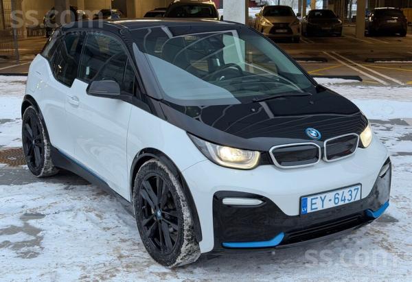 White BMW I3 2019 in Riga, with an engine capacity of 0.00 L and mileage of 43 thousand km for 17700 €, photo 1 on AUTOMOTO.COM.LV