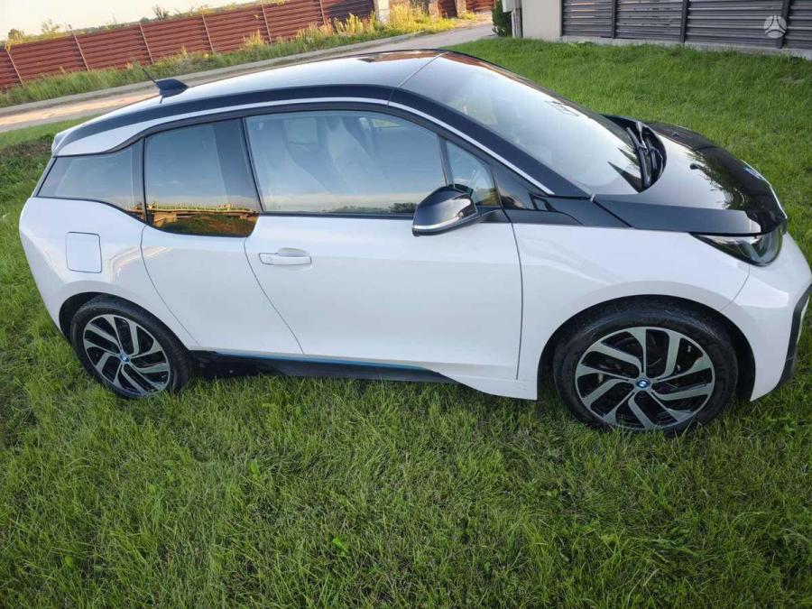 White BMW I3 2019 in Kaunas, with an engine capacity of 0.00 L and mileage of 94 thousand km for 16300 €, photo 2 on AUTOMOTO.COM.LV