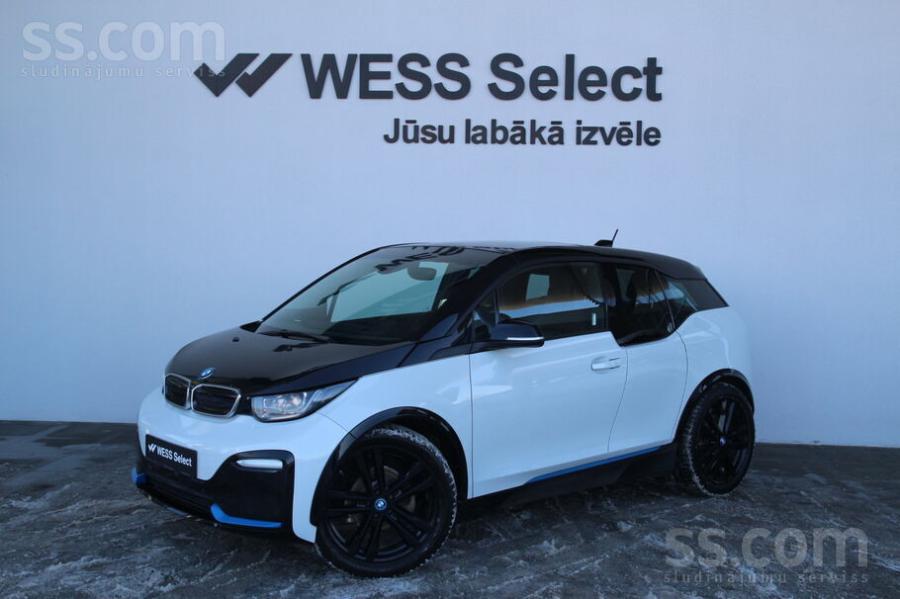 White BMW I3 2019 in Riga, with an engine capacity of 0.00 L and mileage of 60 thousand km for 19500 €, photo 1 on AUTOMOTO.COM.LV