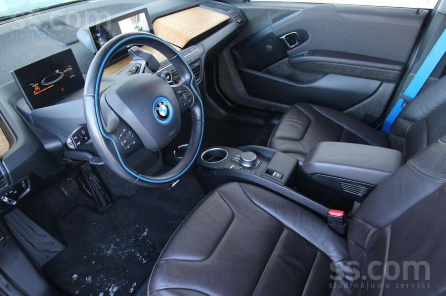 White BMW I3 2019 in Riga, with an engine capacity of 0.00 L and mileage of 60 thousand km for 19500 €, photo 6 on AUTOMOTO.COM.LV