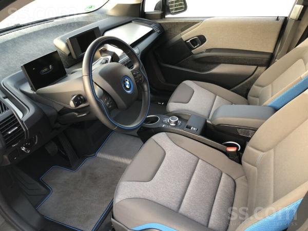 White BMW I3 2019 in Riga, with an engine capacity of 0.00 L and mileage of 59 thousand km for 14950 €, photo 7 on AUTOMOTO.COM.LV