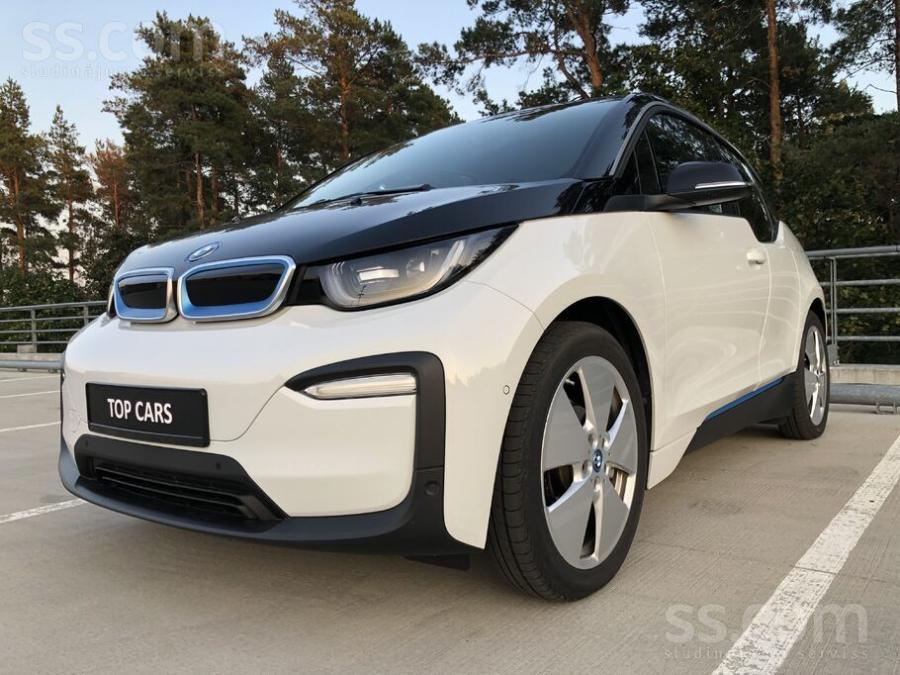 White BMW I3 2019 in Riga, with an engine capacity of 0.00 L and mileage of 93 thousand km for 17450 €, photo 1 on AUTOMOTO.COM.LV