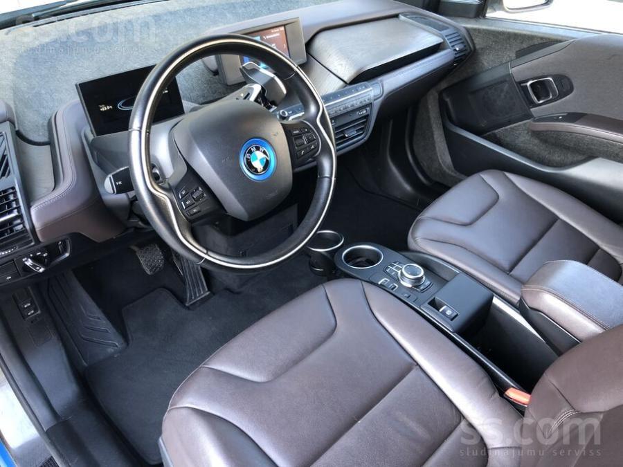 White BMW I3 2019 in Riga, with an engine capacity of 0.00 L and mileage of 93 thousand km for 17450 €, photo 7 on AUTOMOTO.COM.LV
