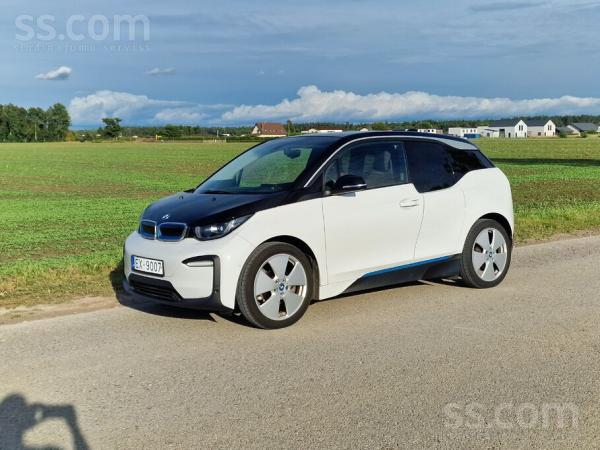 White BMW I3 2019 in Riga, with an engine capacity of 0.00 L and mileage of 94 thousand km for 15900 €, photo 1 on AUTOMOTO.COM.LV
